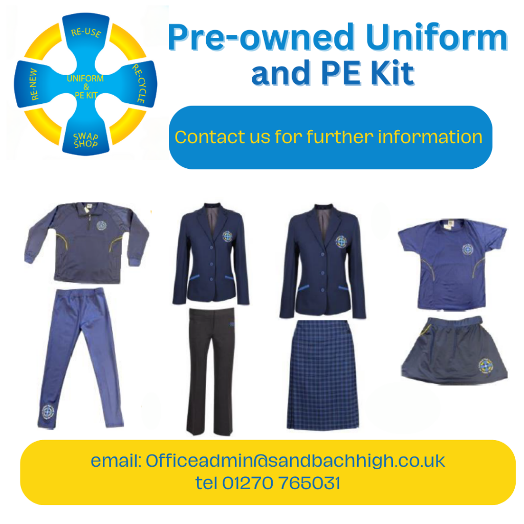 Uniform – Sandbach Highschool
